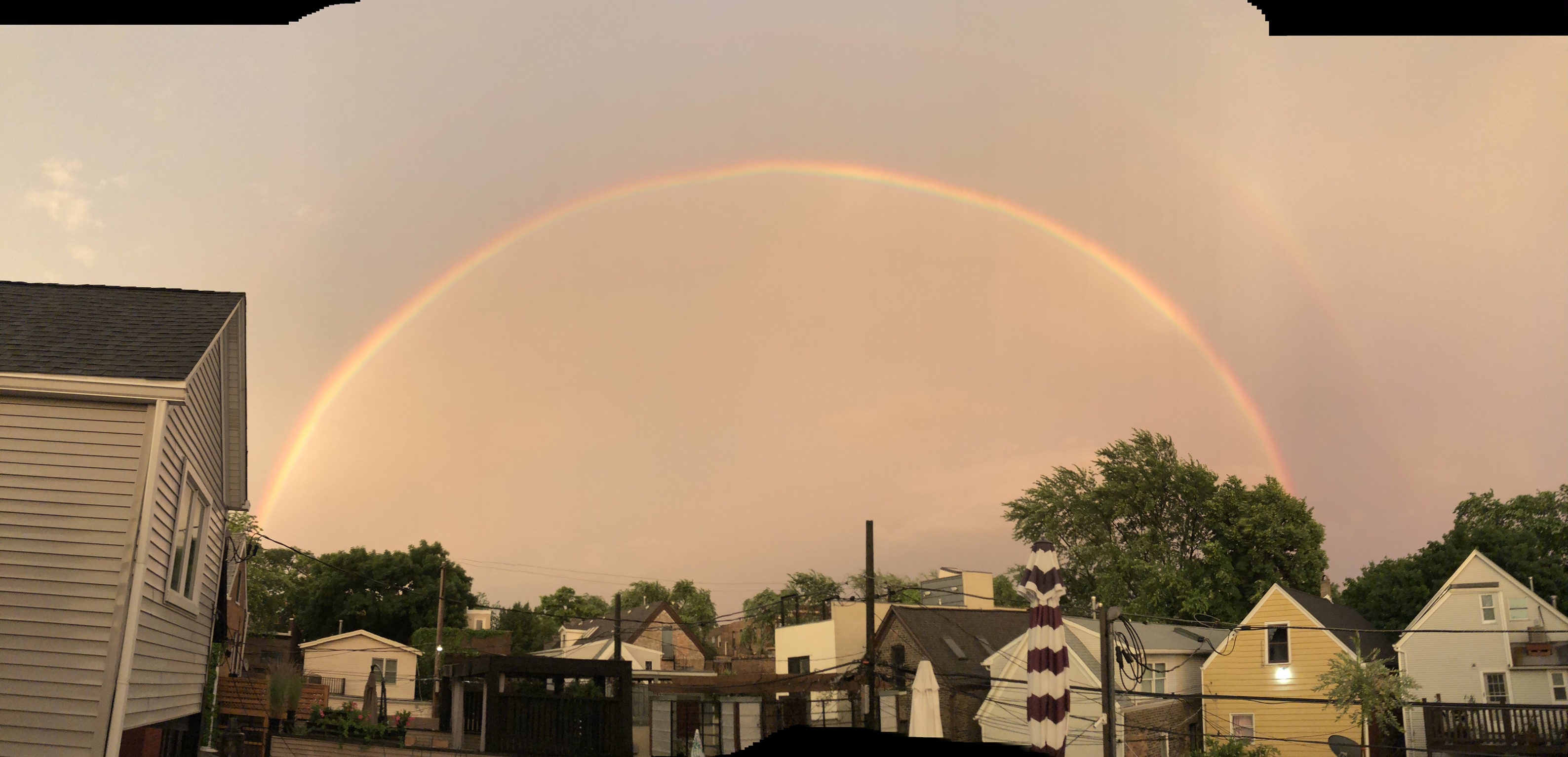 Stunning Images Capture Rainbows Over Chicago After Evening of Severe ...