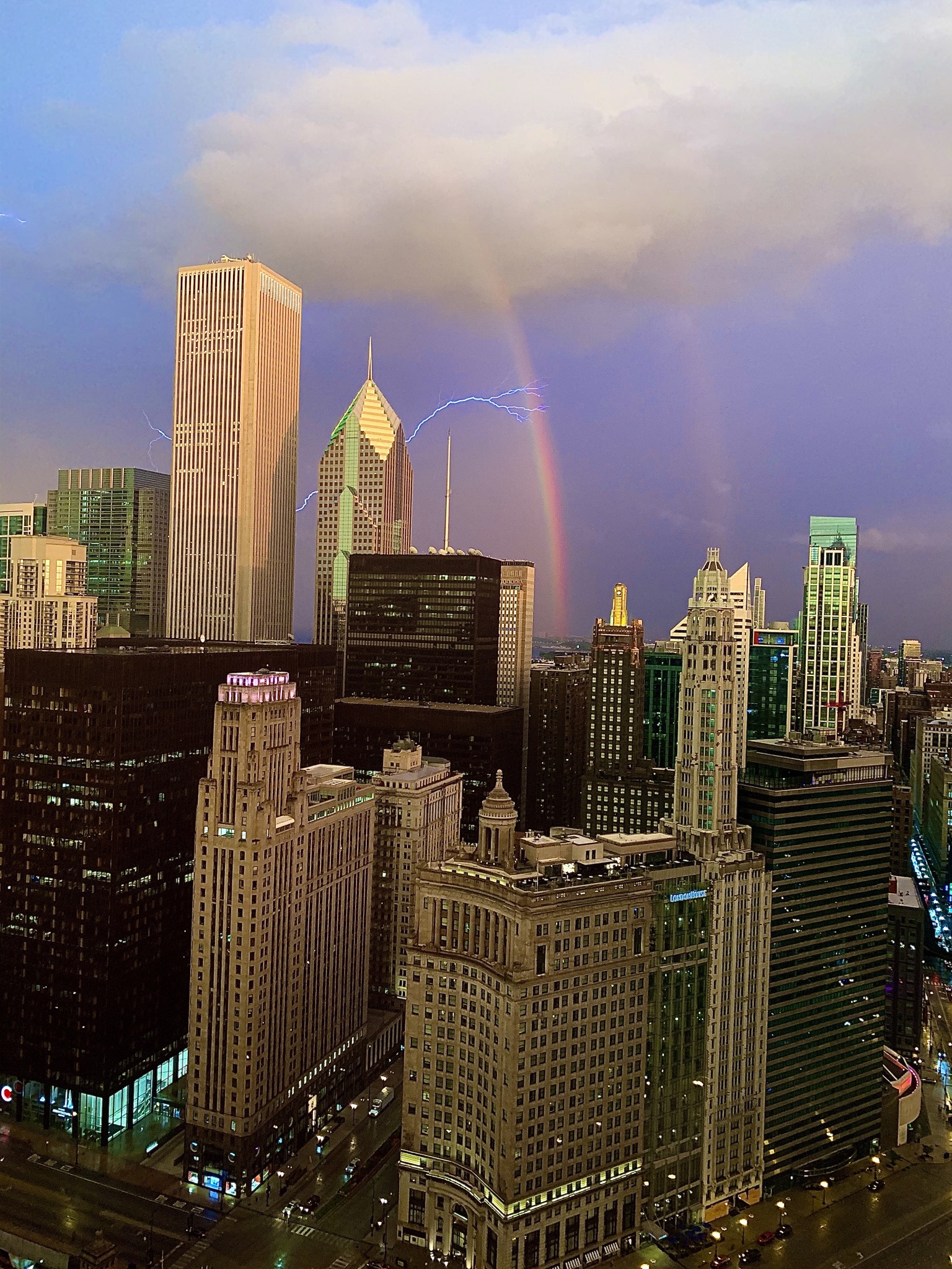 Stunning Images Capture Rainbows Over Chicago After Evening of Severe ...