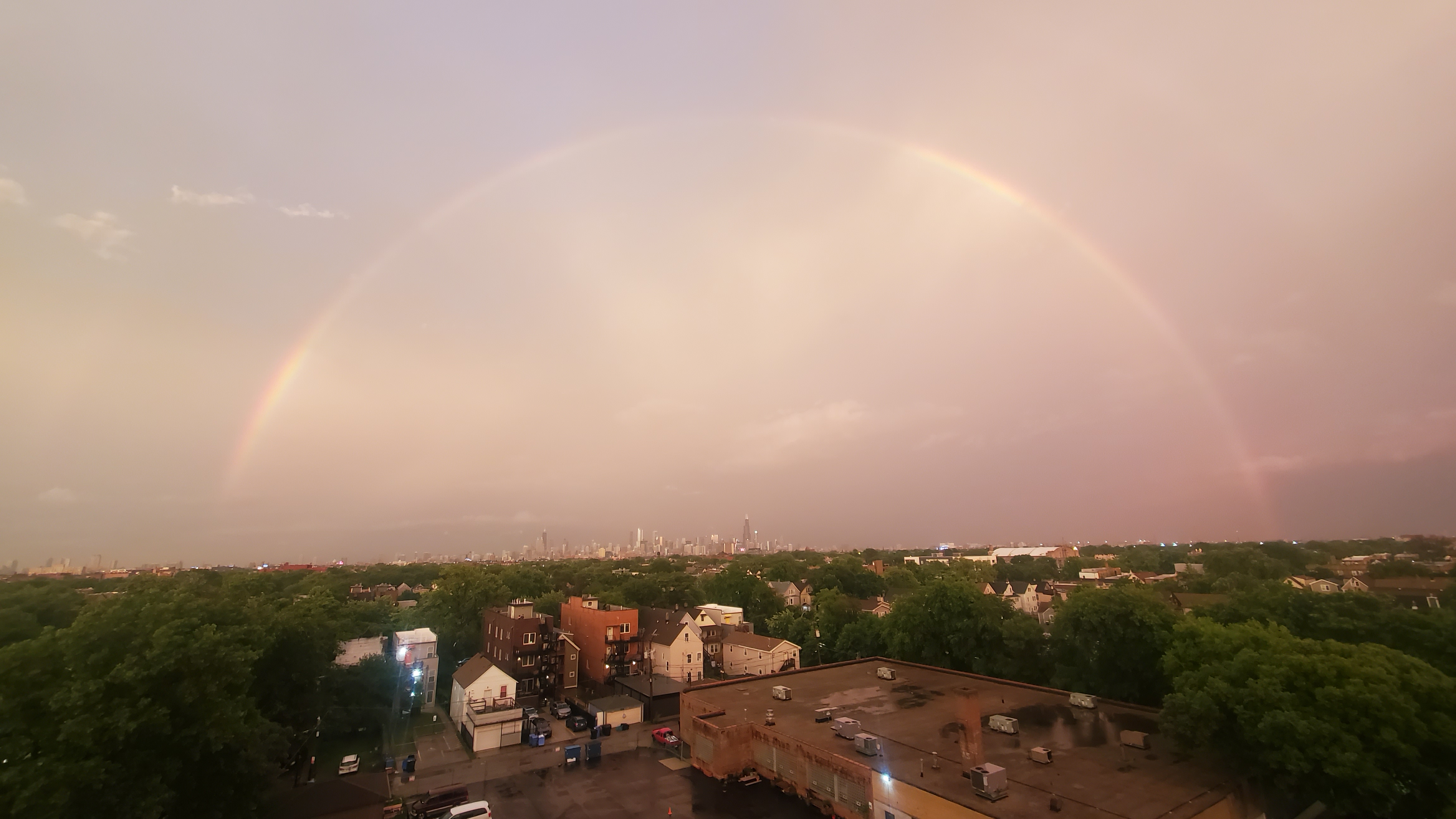 Stunning Images Capture Rainbows Over Chicago After Evening of Severe ...