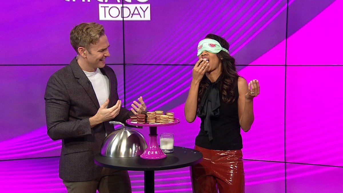 Cortney Hall Tests Her Taste Buds for National Oreo Cookie Day – NBC ...