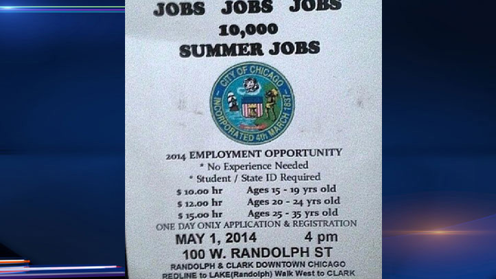 City Warns of Fake Summer Jobs Flyer – NBC Chicago