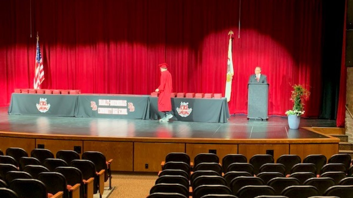 Suburban Chicago High School Holds Unique Graduation Ceremony – NBC Chicago