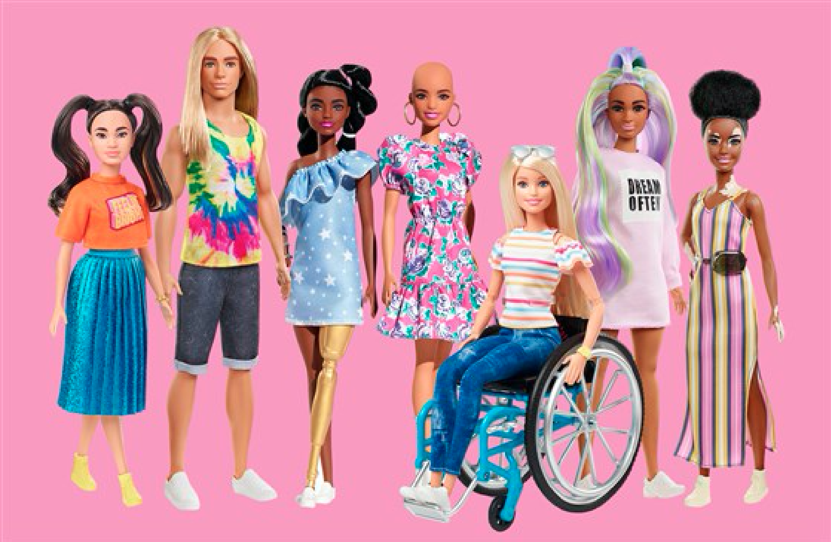 New Barbie Line Includes Dolls With Vitiligo, No Hair, Prosthetic Limbs ...