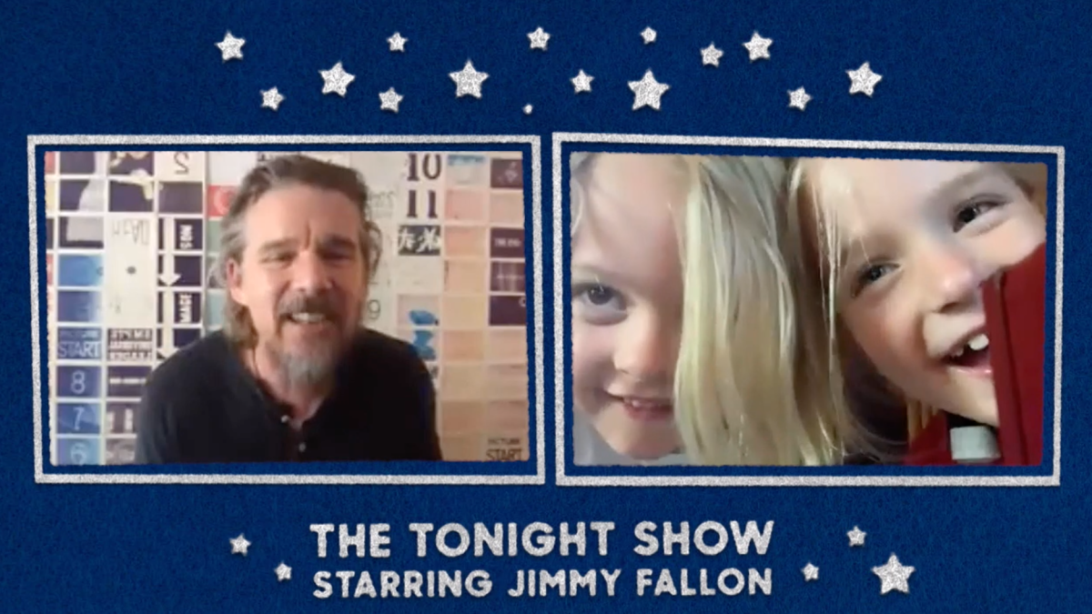 ‘Tonight’: Winnie, Franny Fallon Hijack Ethan Hawke’s Interview – NBC ...