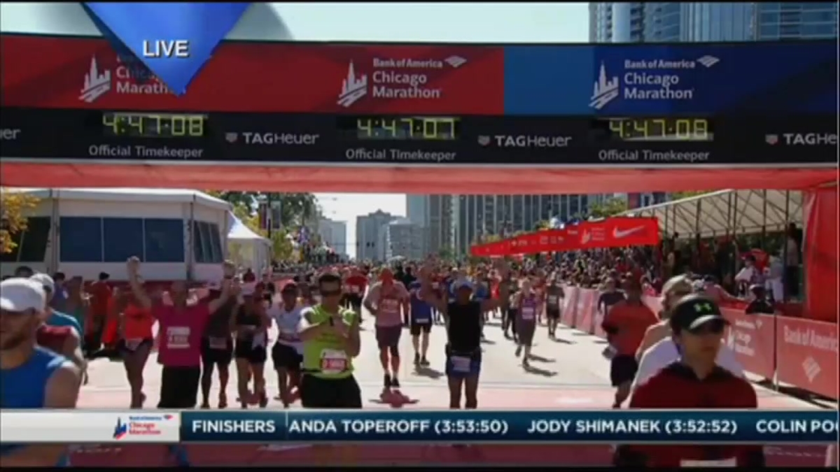 2015 Chicago Marathon Finish Line Cam 22 – NBC Chicago