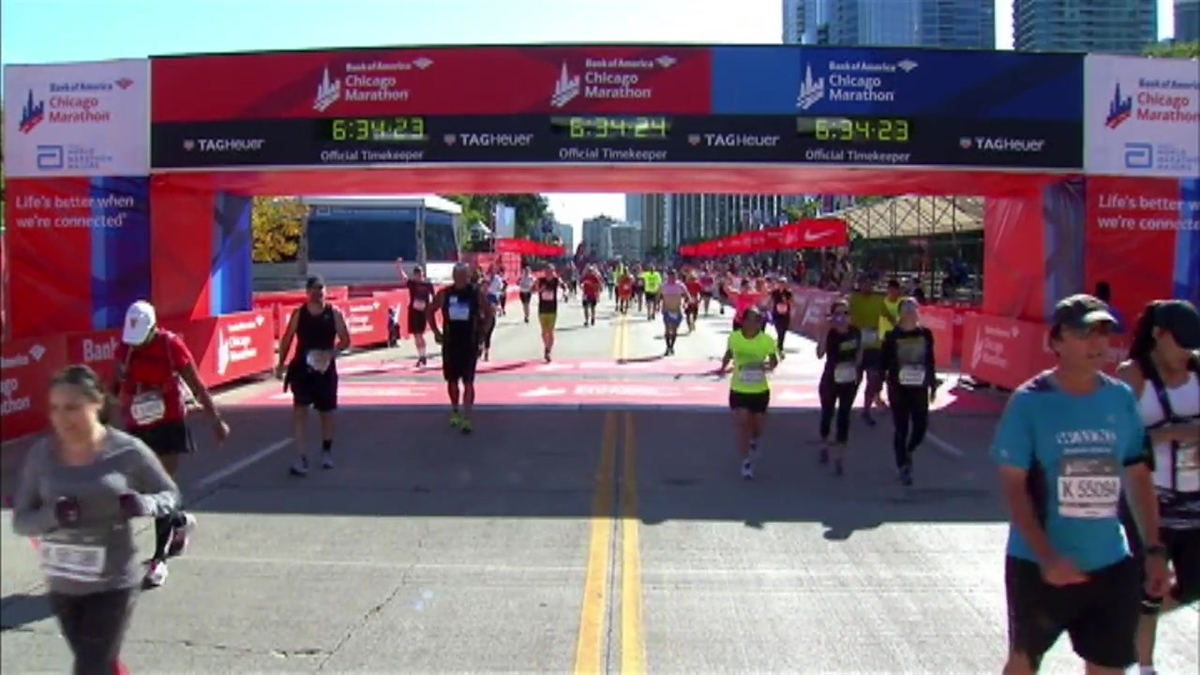 Chicago Marathon Finish Line 50: 6:32:45 – NBC Chicago