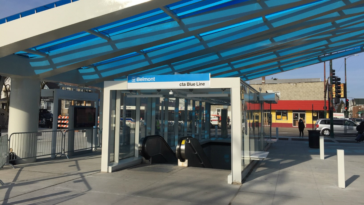 City Unveils New Belmont Station on CTA Blue Line – NBC Chicago