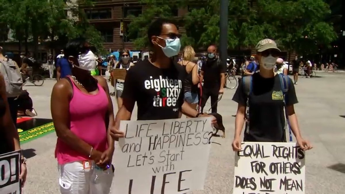 Marches, Protests Take Place Throughout Chicago on Fourth of July – NBC ...