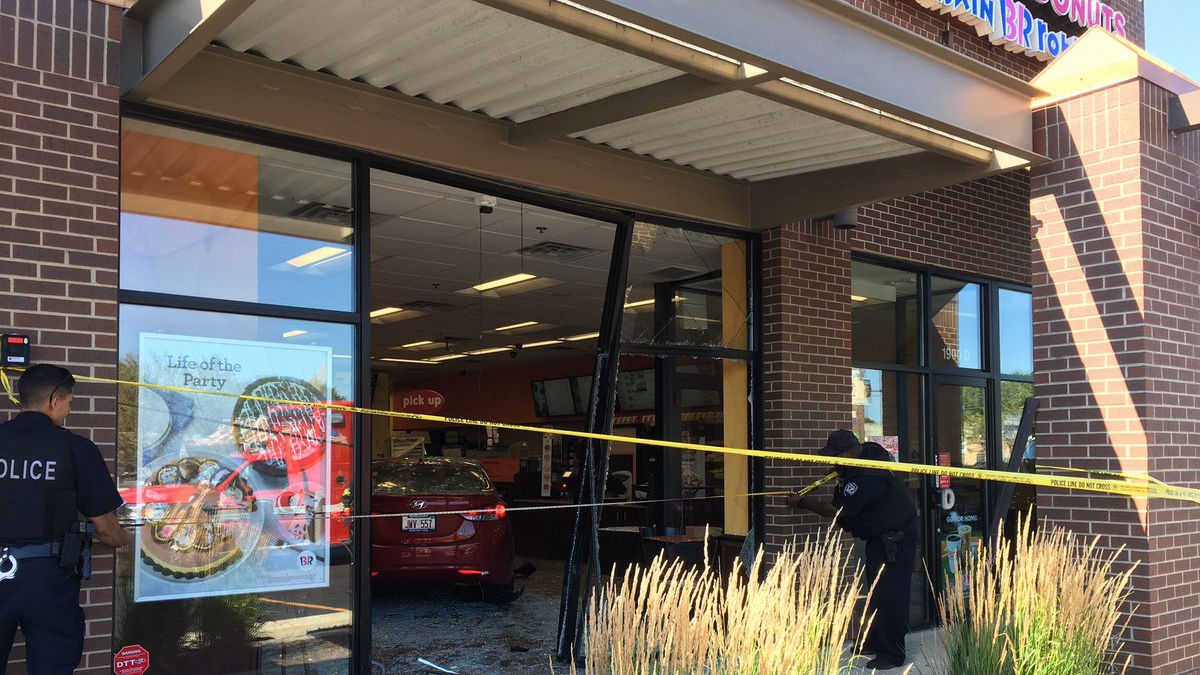 Car Drives Through Window Into Suburban Dunkin’ Donuts – NBC Chicago
