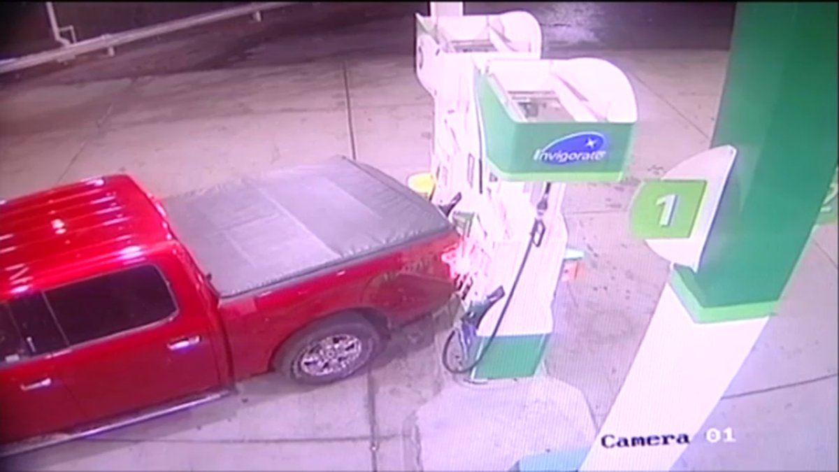 Truck Hits Gas Pump Causing Fuel Spill – NBC Chicago