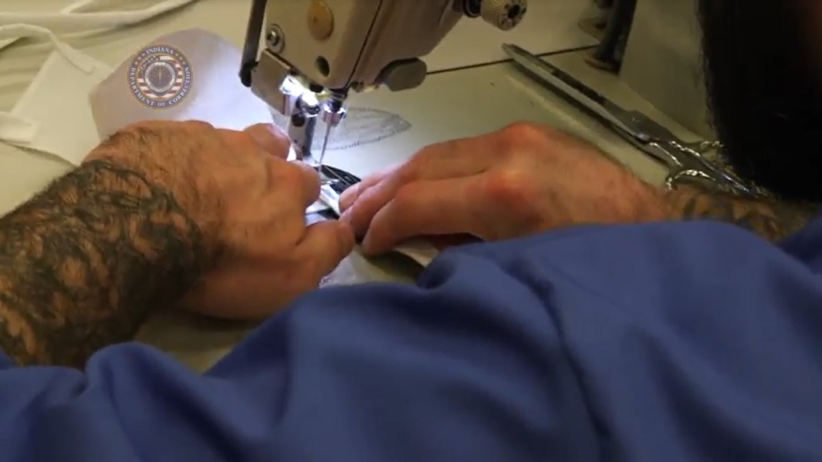 Inmates at Indiana Prison Producing Face Masks, Gowns – NBC Chicago