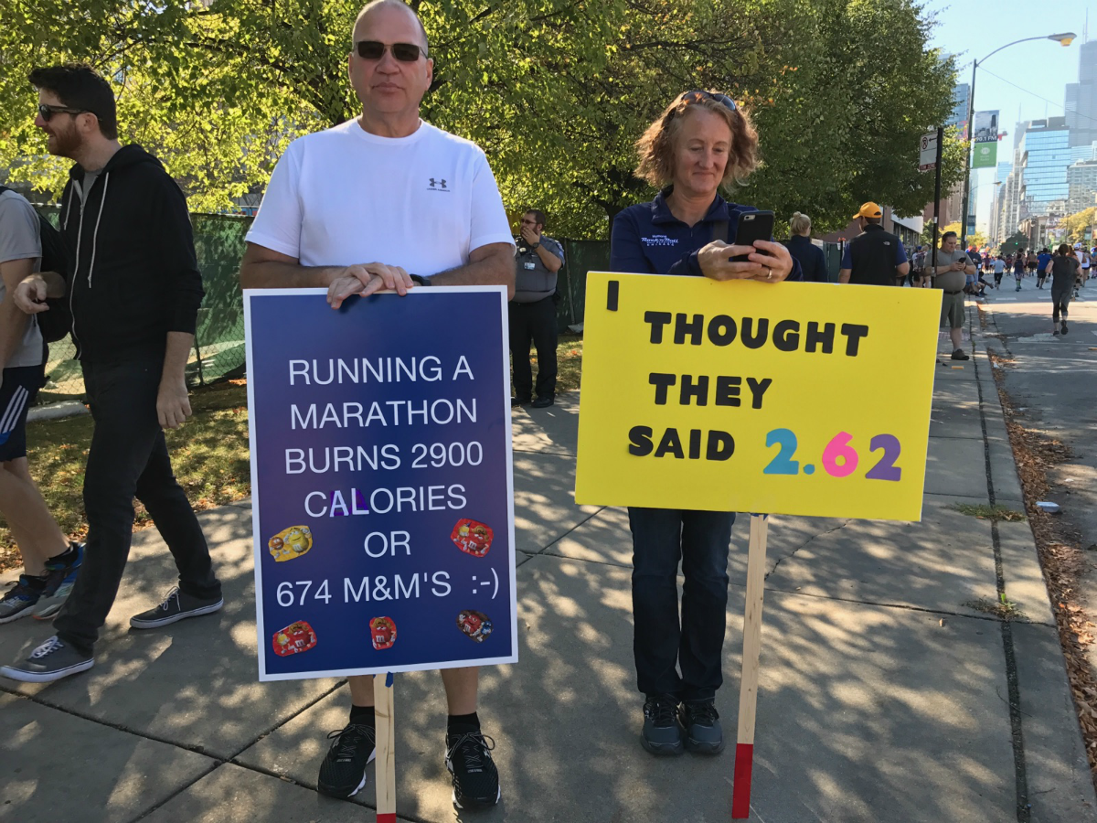 Incredible signs from past Chicago Marathons and how to send in your pics