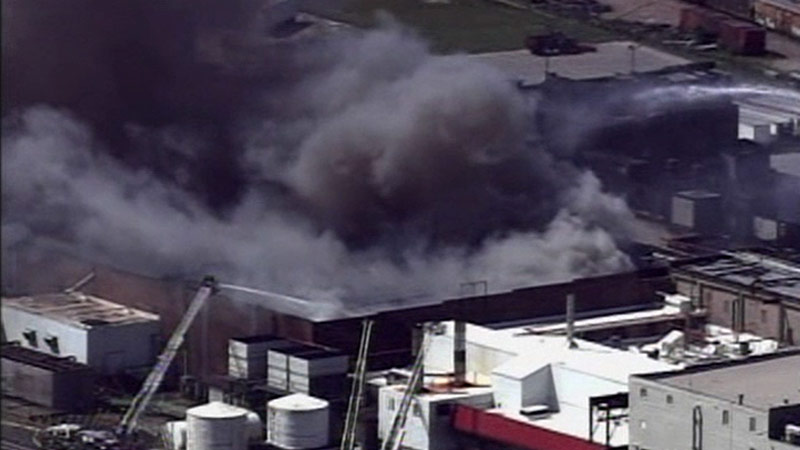 Five-Alarm Fire Still Burning Near Milwaukee – NBC Chicago