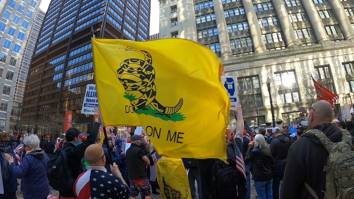 Protesters Converge on Chicago’s Loop as Extended Stay-at-Home Order ...