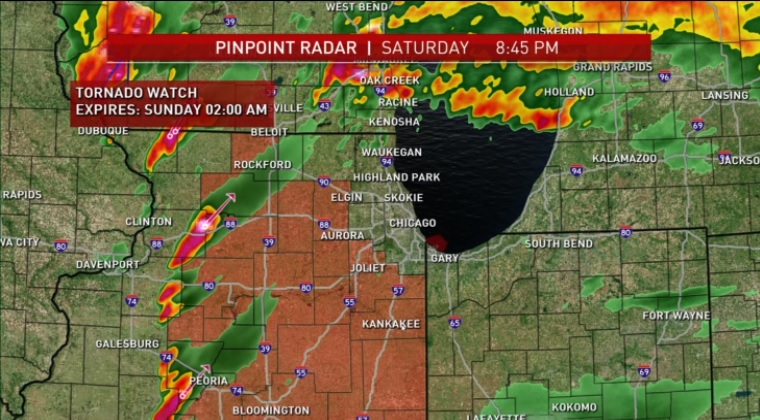 Tornado Watch for Several Chicago-Area Counties Expires – NBC Chicago