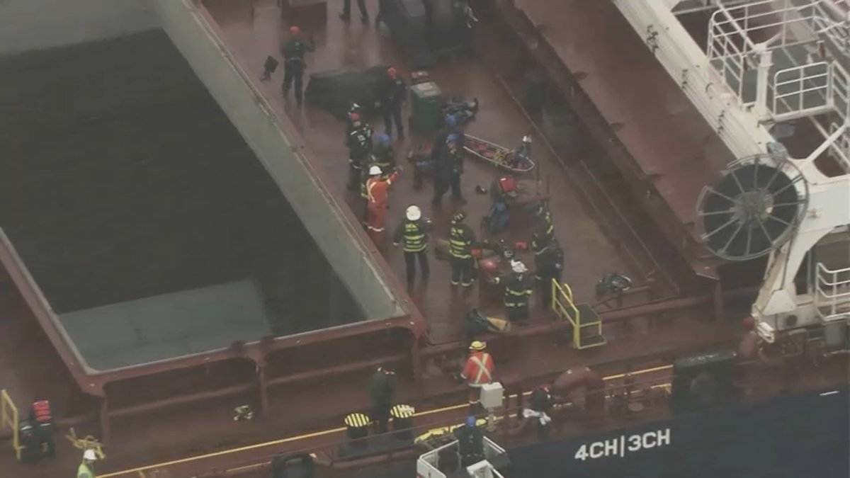 Man Injured After Falling Into Cargo Hold of Ship on Far South Side ...