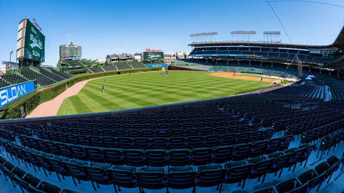 Twins working out in Wrigley Field concourse before Cubs game a surreal ...