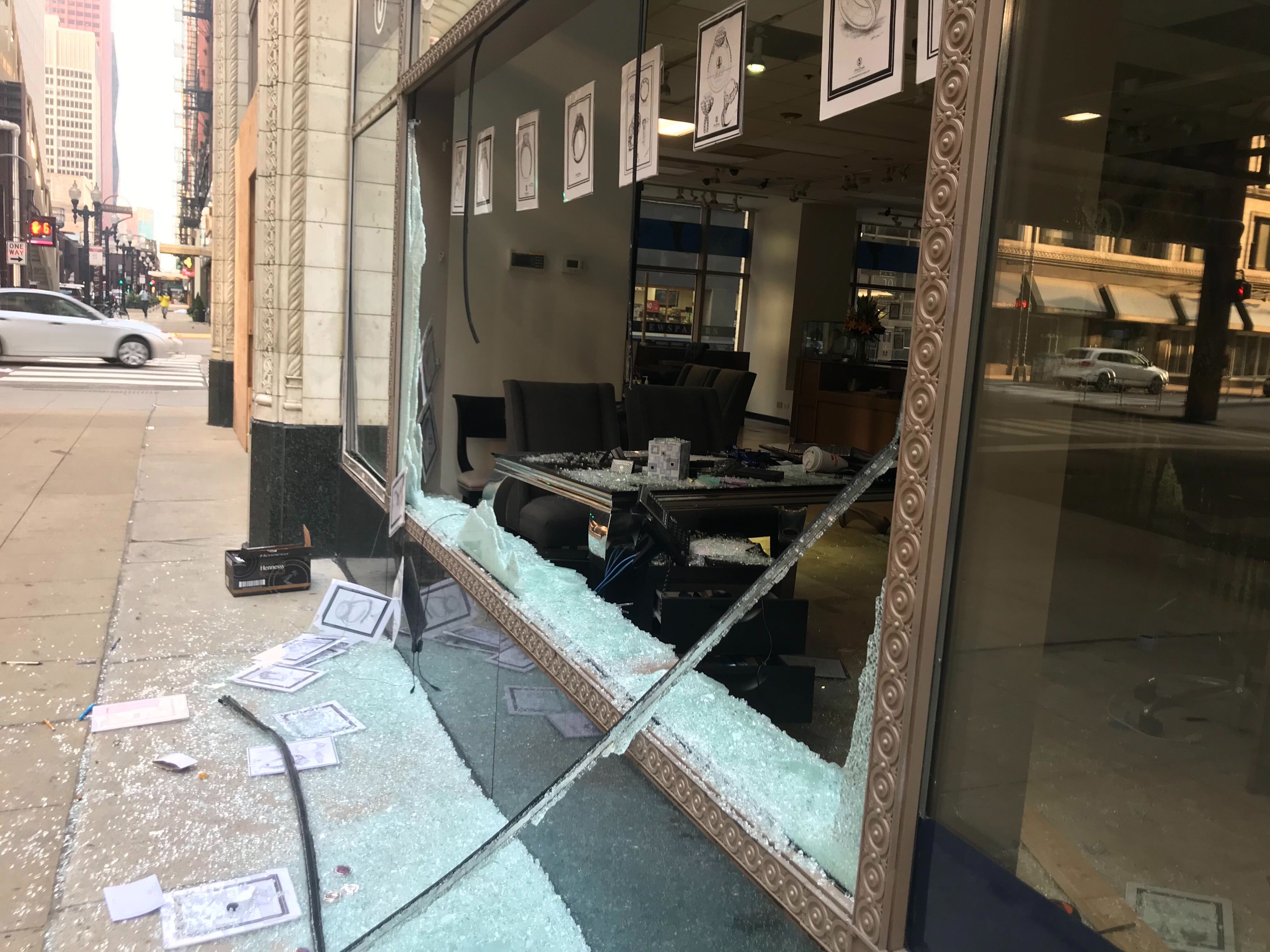 Shattered Glass, Debris: Photos Show Destruction After Night of Unrest ...