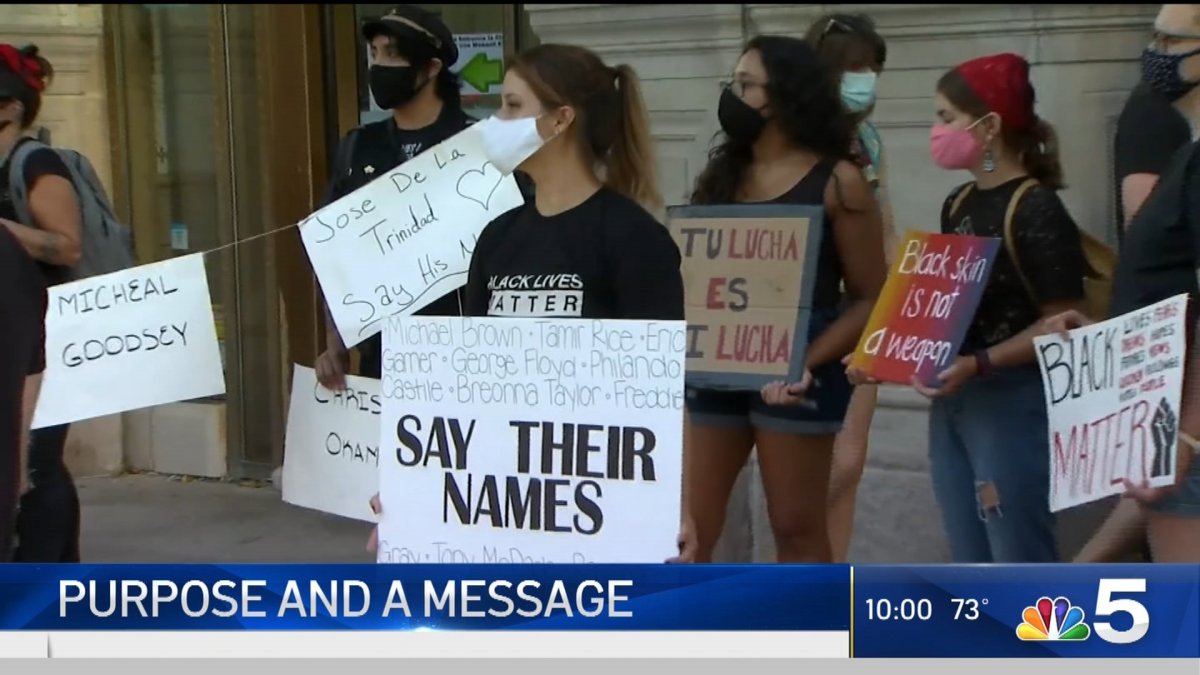 Downtown Chicago Protests Remain Peaceful – NBC Chicago