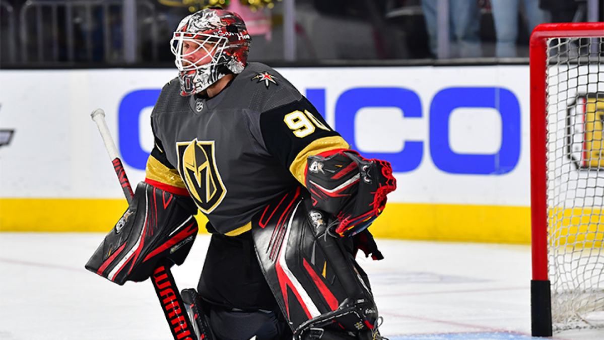 Former Blackhawks goalie Robin Lehner starting for Vegas Golden Knights ...
