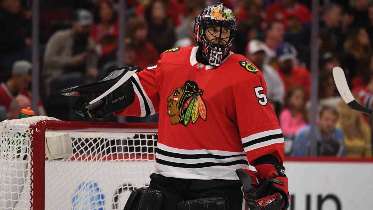 Former Blackhawks G Corey Crawford Announces Retirement From NHL – NBC ...