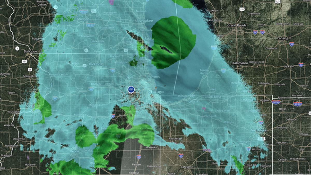 Tracking the Snow: Live Radar of the Snowstorm Hitting the Chicago Area ...