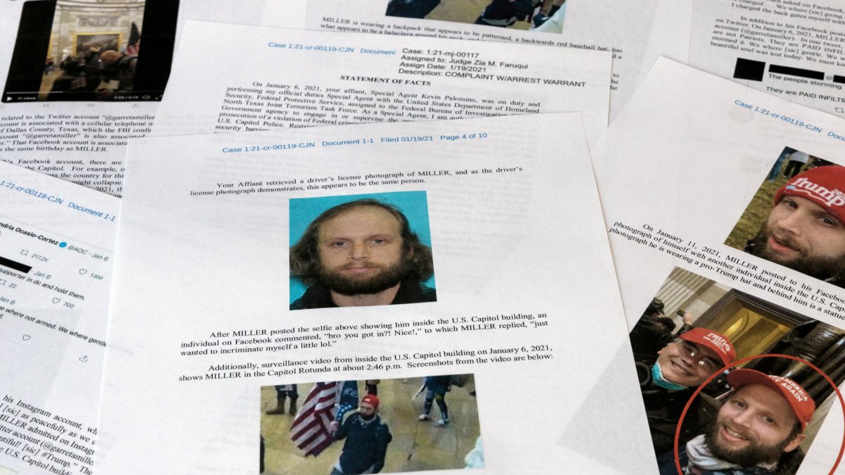 Capitol Riot Suspect Wore ‘I Was There’ Shirt When Arrested – NBC Chicago