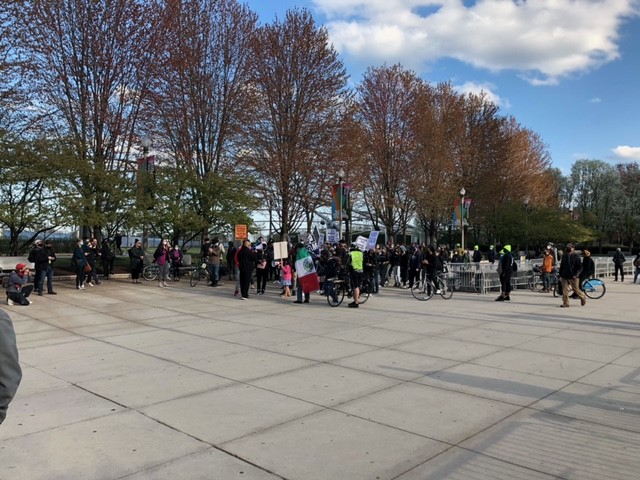 Protest, March Held in Downtown Chicago in Wake of Daunte Wright ...