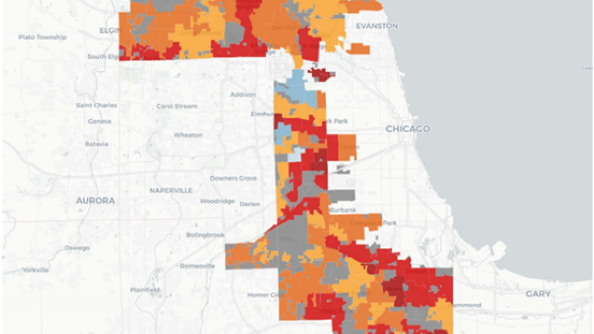 These 7 Cook County Suburbs Have Seen COVID Cases Rise More Than 200% ...
