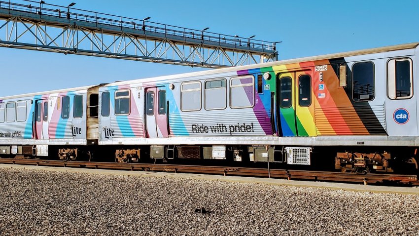 CTA Unveils New Pride Train Design Featuring Transgender, Philly Flags ...