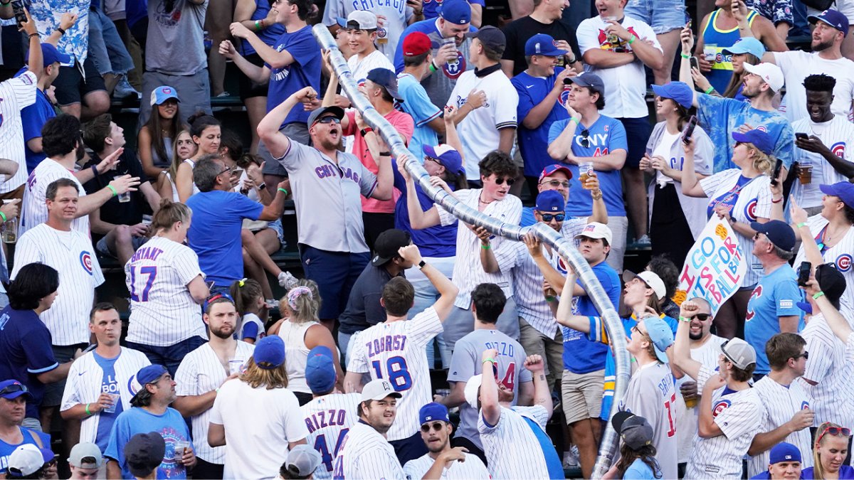 Cubs Fans’ Epic Beer Cup Snake Cost Almost $30,000 – NBC Chicago