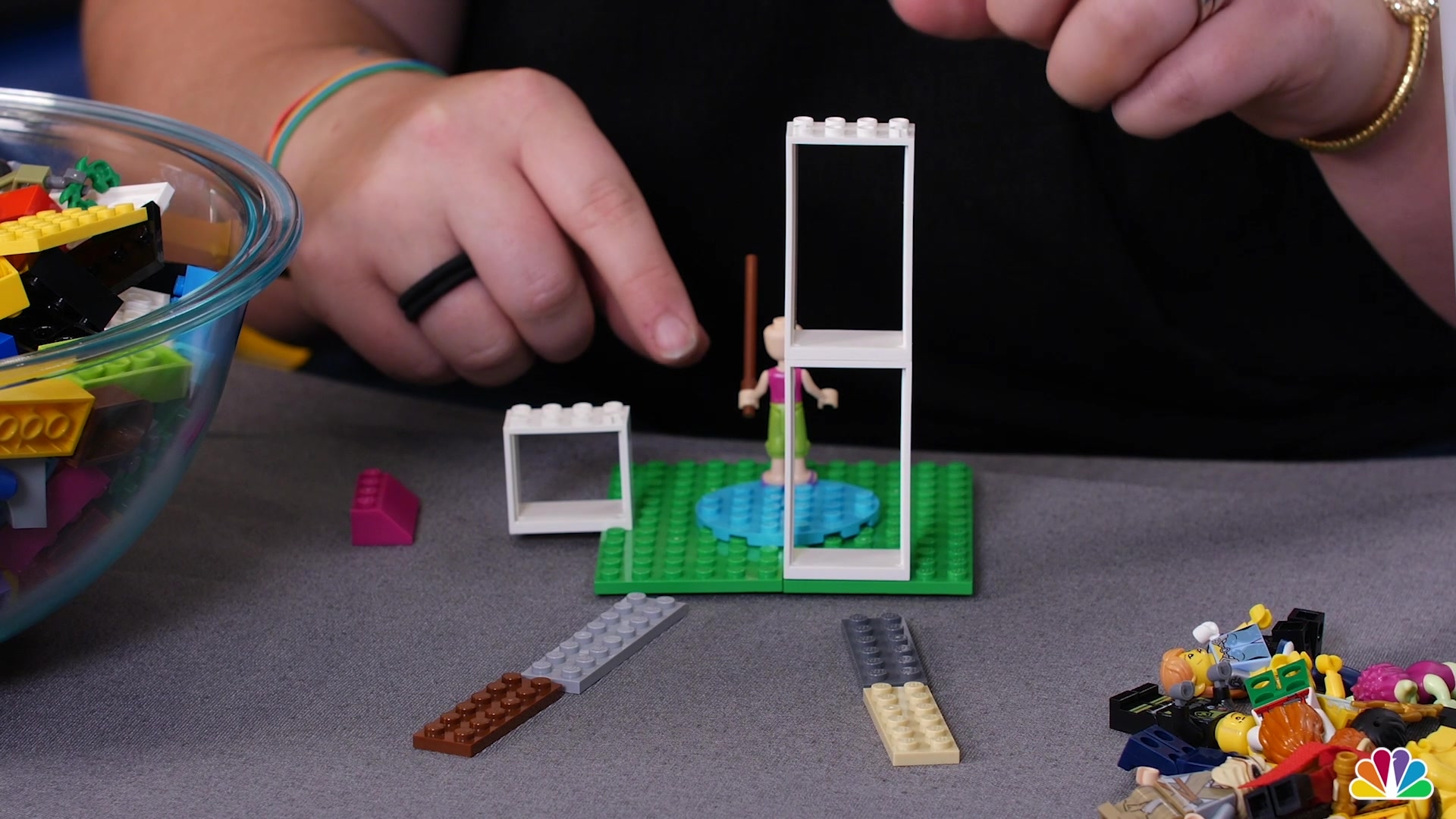 DeAnna Price Explains Hammer Throw With Legos – NBC Chicago