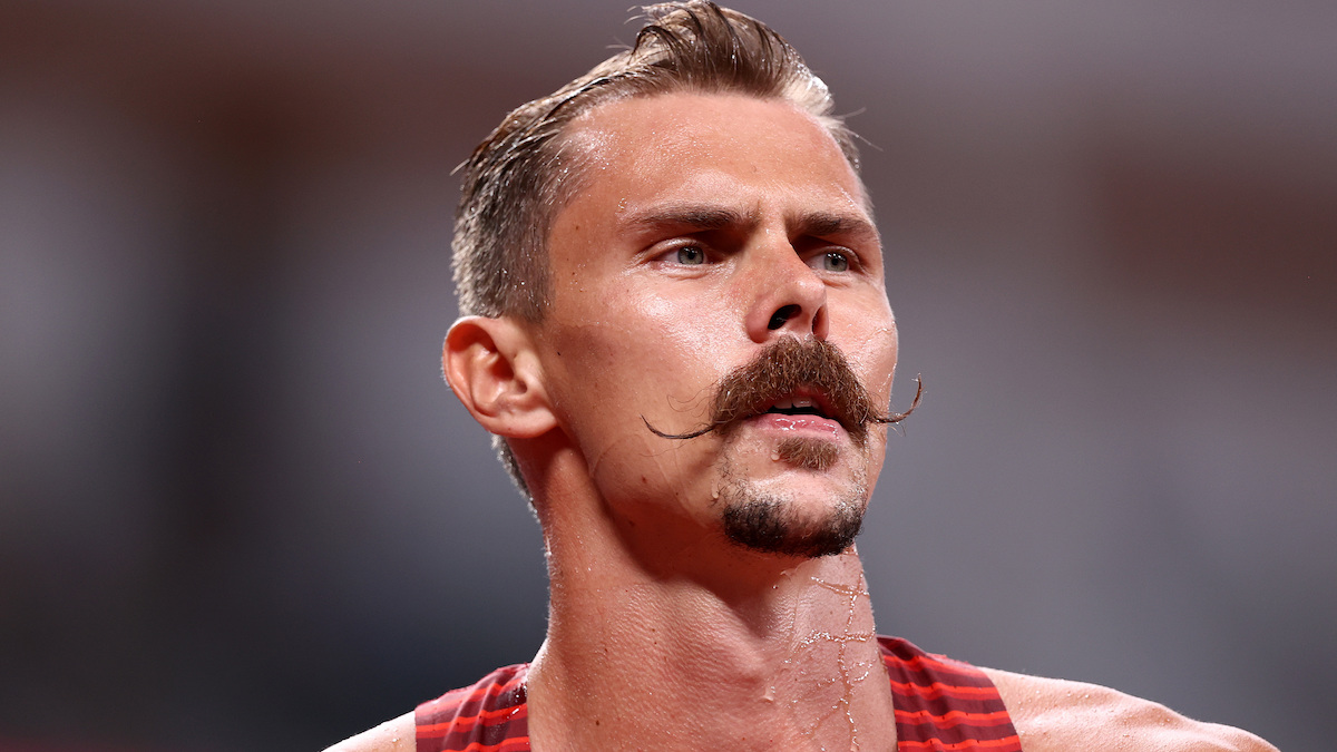 Czech Decathlete Adam Helcelet Brings a Strong Mustache Game to the ...