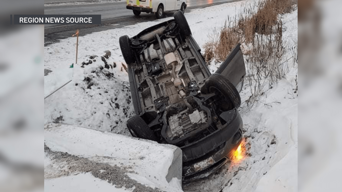 Icy Road Conditions Lead to Numerous Crashes; Drivers Advised to Stay ...