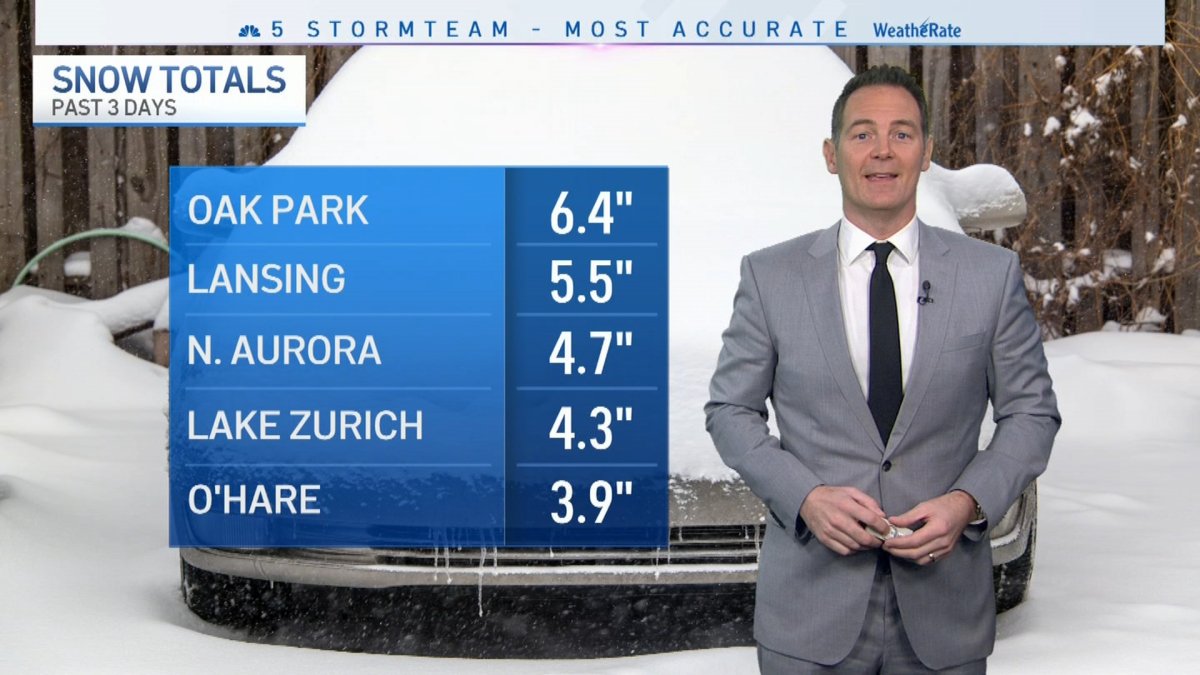 Chicago Forecast: Snow Ends, Cold Begins – NBC Chicago