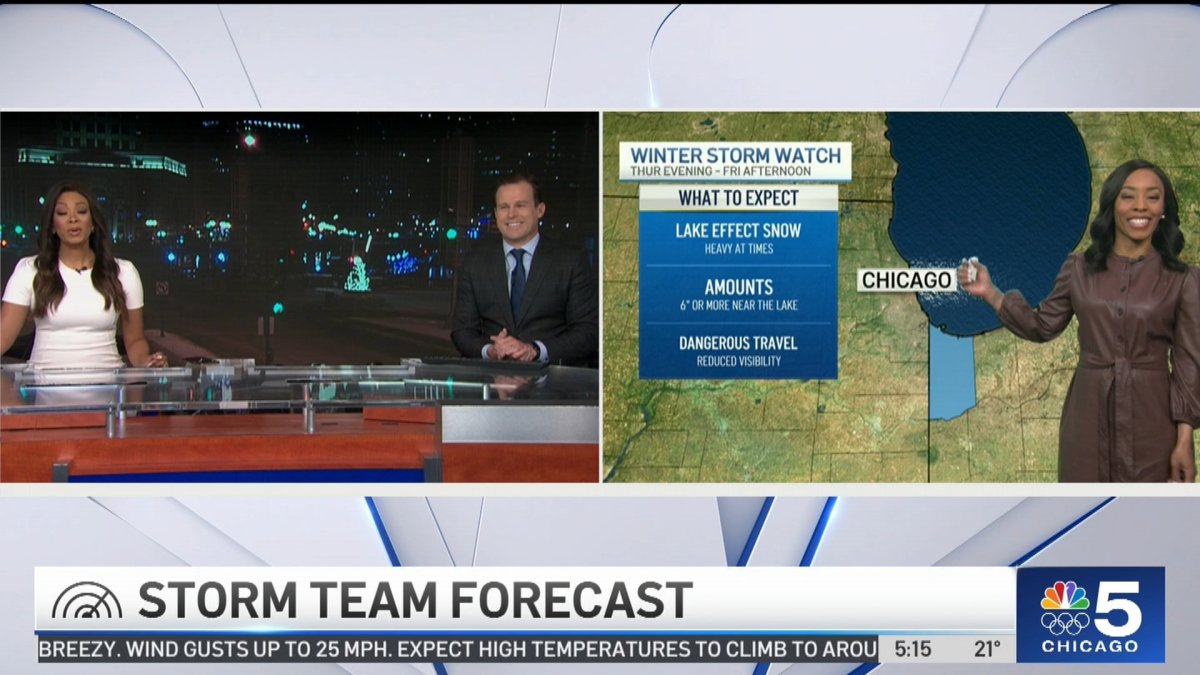 Thursday Morning Forecast – NBC Chicago