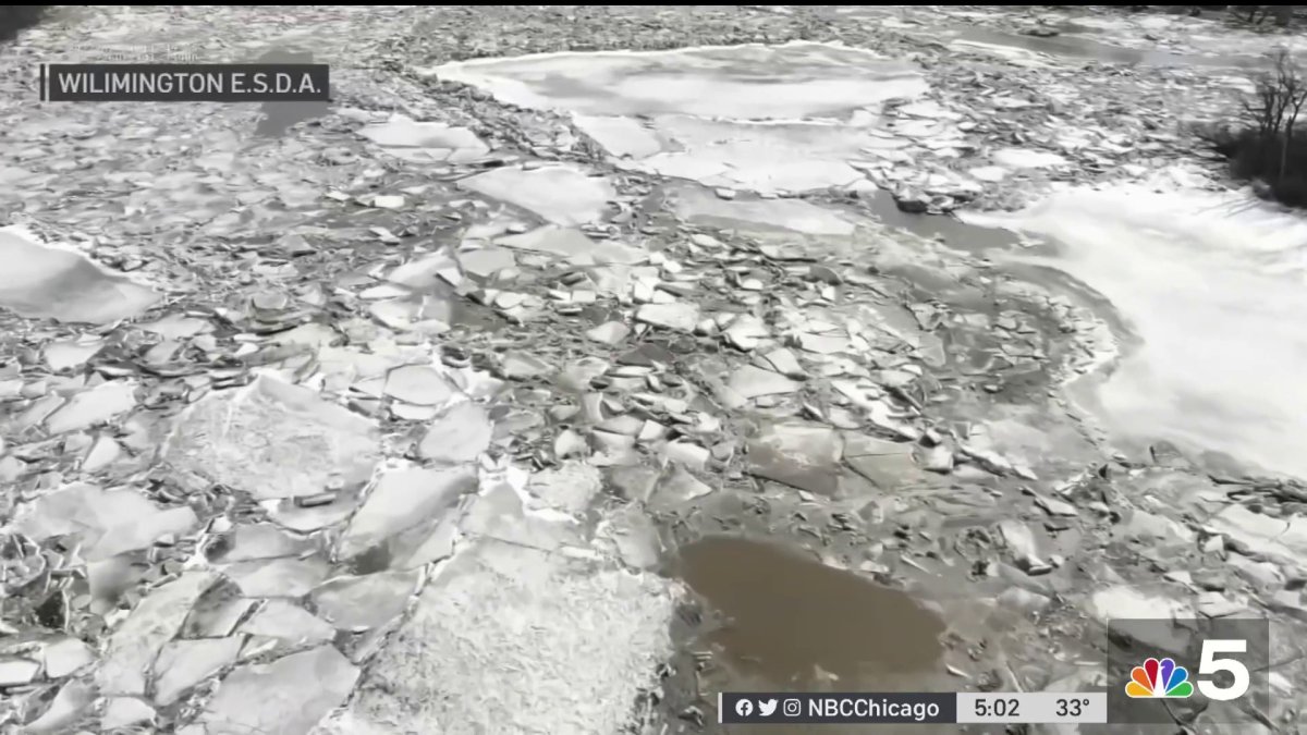 Officials, Residents Keep Wary Eye on Kankakee River Among Ice Jams and ...