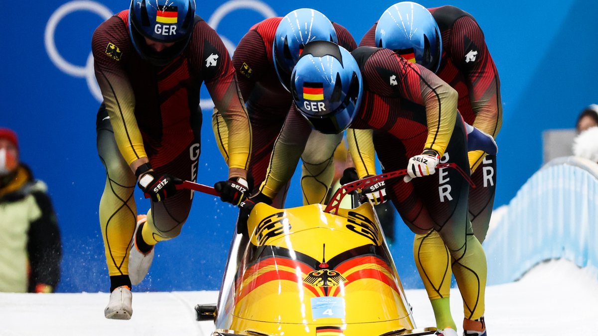 Germany Dominates Four-Man Bobsled With Gold and Silver, Top USA Sled ...