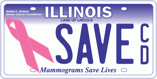 How A License Plate Could Save Thousands From Breast Cancer – NBC Chicago