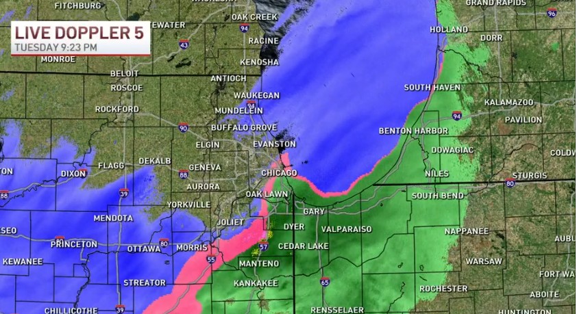 Chicago Radar: Track the Winter Storm With Live Doppler 5 – NBC Chicago