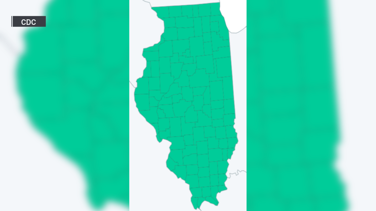 Masks Now Recommended in Only 1 Illinois County, According to CDC ...
