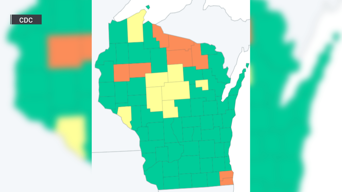 COVID Transmission ‘High’ in Kenosha and Racine Counties, CDC ...
