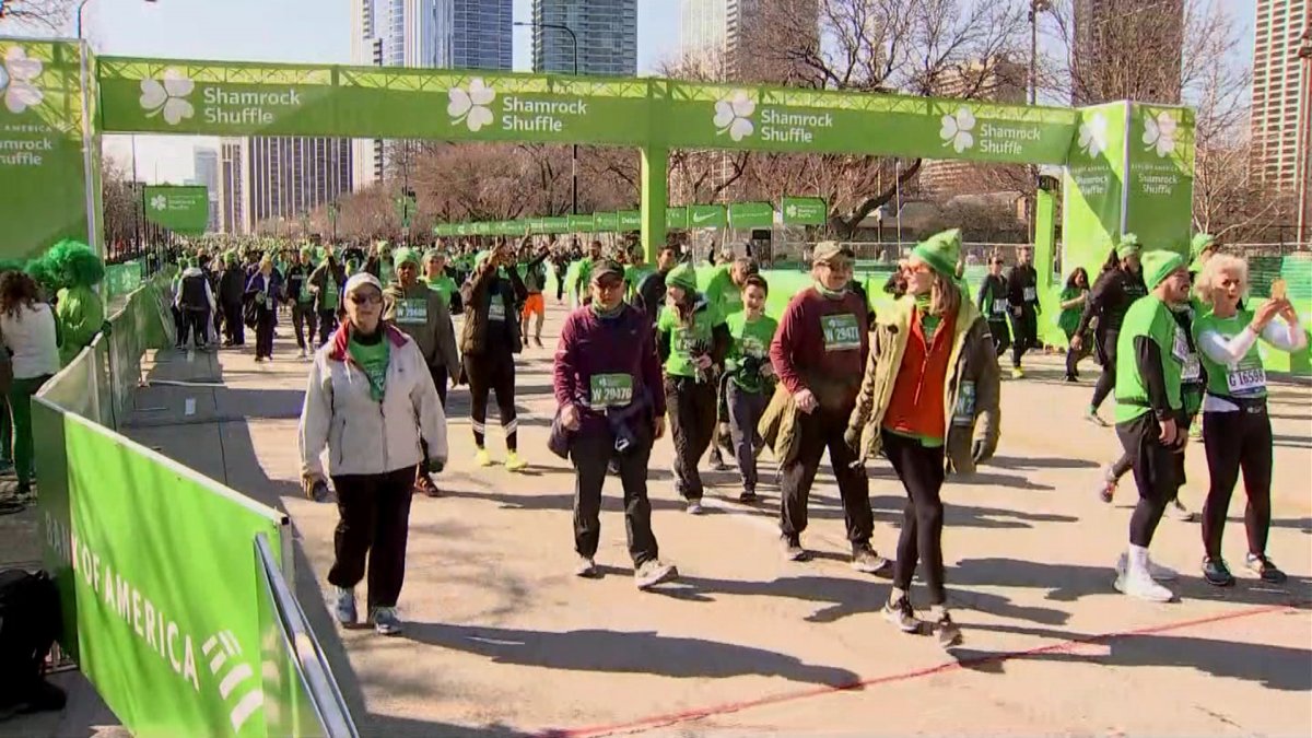 Part 4: Bank of America Shamrock Shuffle Finish Line Camera – NBC Chicago