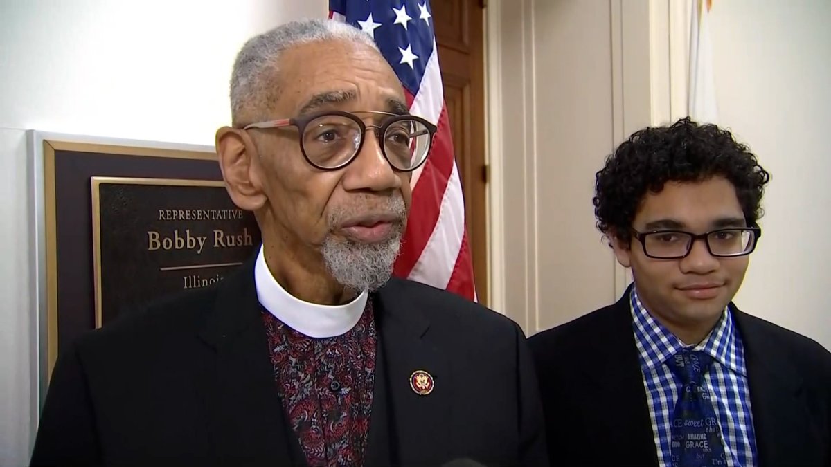 Watch: Congressman Bobby Rush Reacts to President Biden Signing His ...