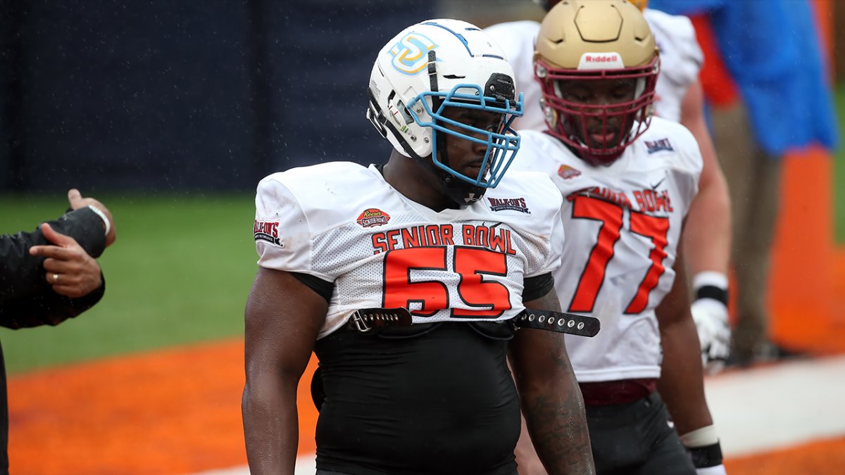 Bears Draft Offensive Lineman Ja’Tyre Carter in Seventh Round – NBC Chicago