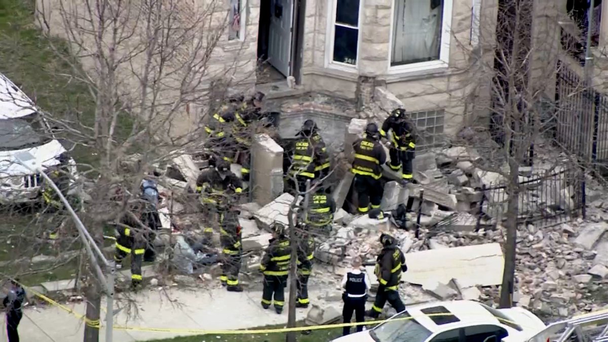 Aerial View: Victims Pulled From Rubble After Partial Building Collapse ...