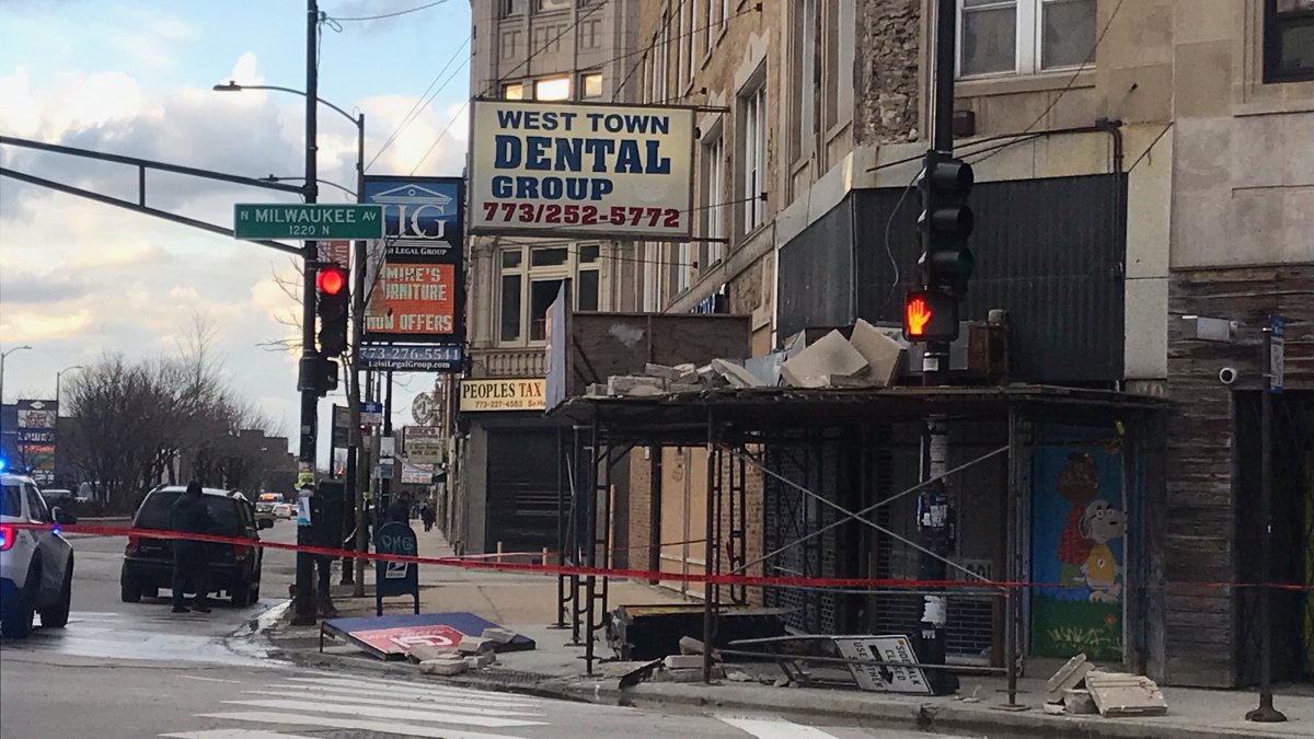 Woman Critically Injured After Debris Falls From Noble Square Building ...