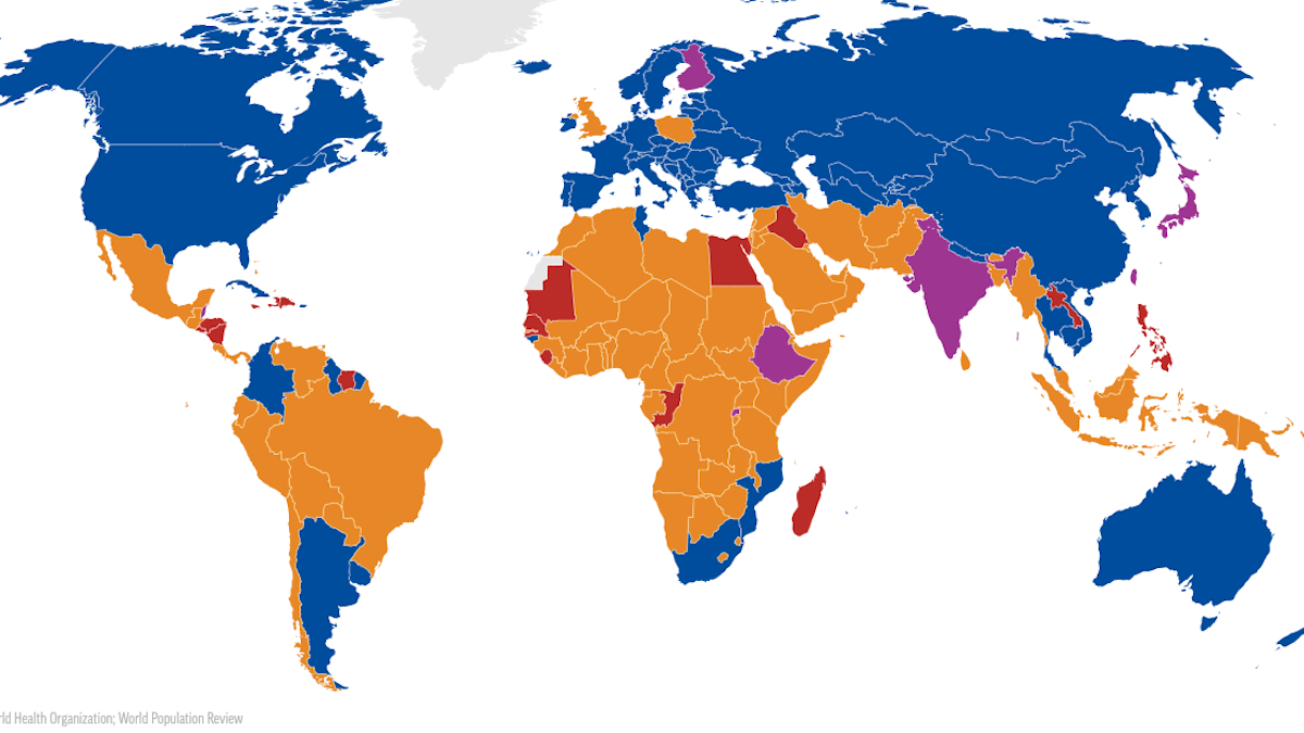 What Are Abortion Laws in Other Countries? Map Visualization – NBC Chicago