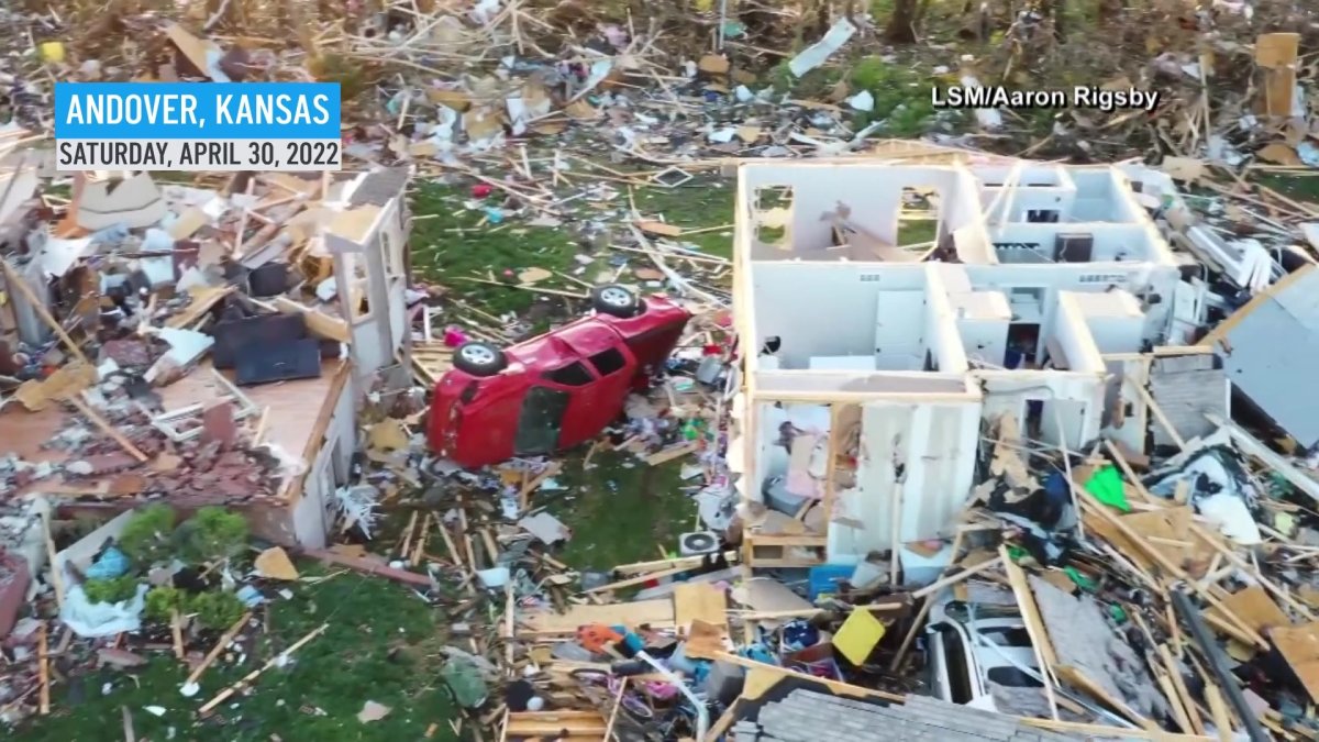 Watch: Video Shows Devastation of Kansas Tornado – NBC Chicago