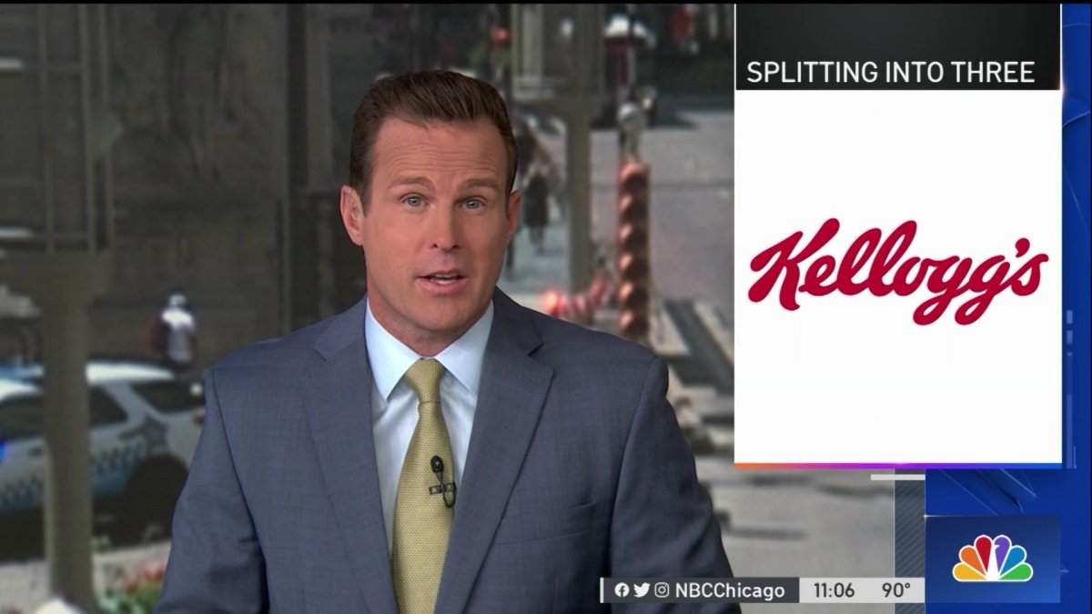 Kellogg to Split Into 3 Companies, Move HQ to Chicago – NBC Chicago